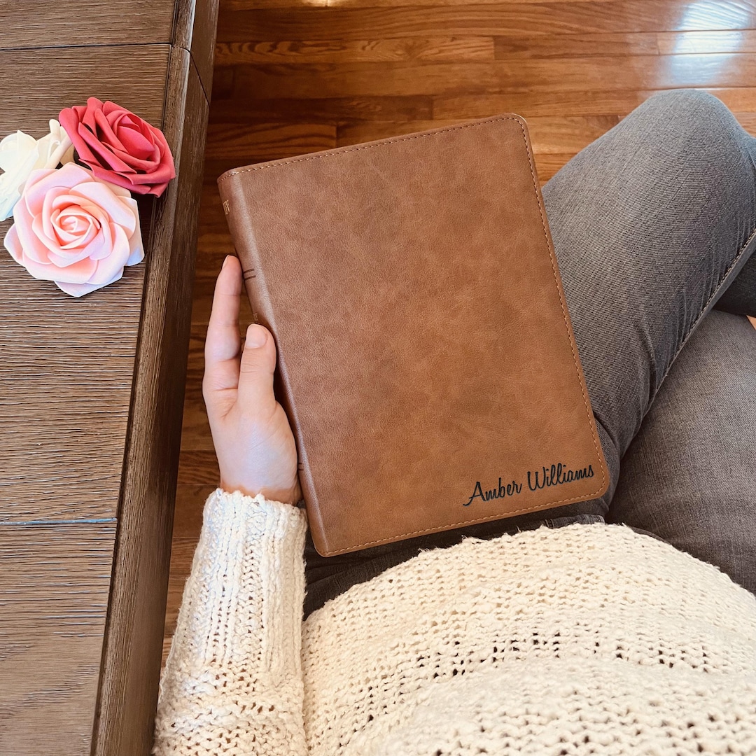 Personalized KJV Bible With Name Engraved, KJV Wide-margin Bible ...