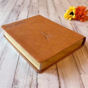 Personalized KJV Bible With Name Engraved, KJV Notetaking Large Print ...