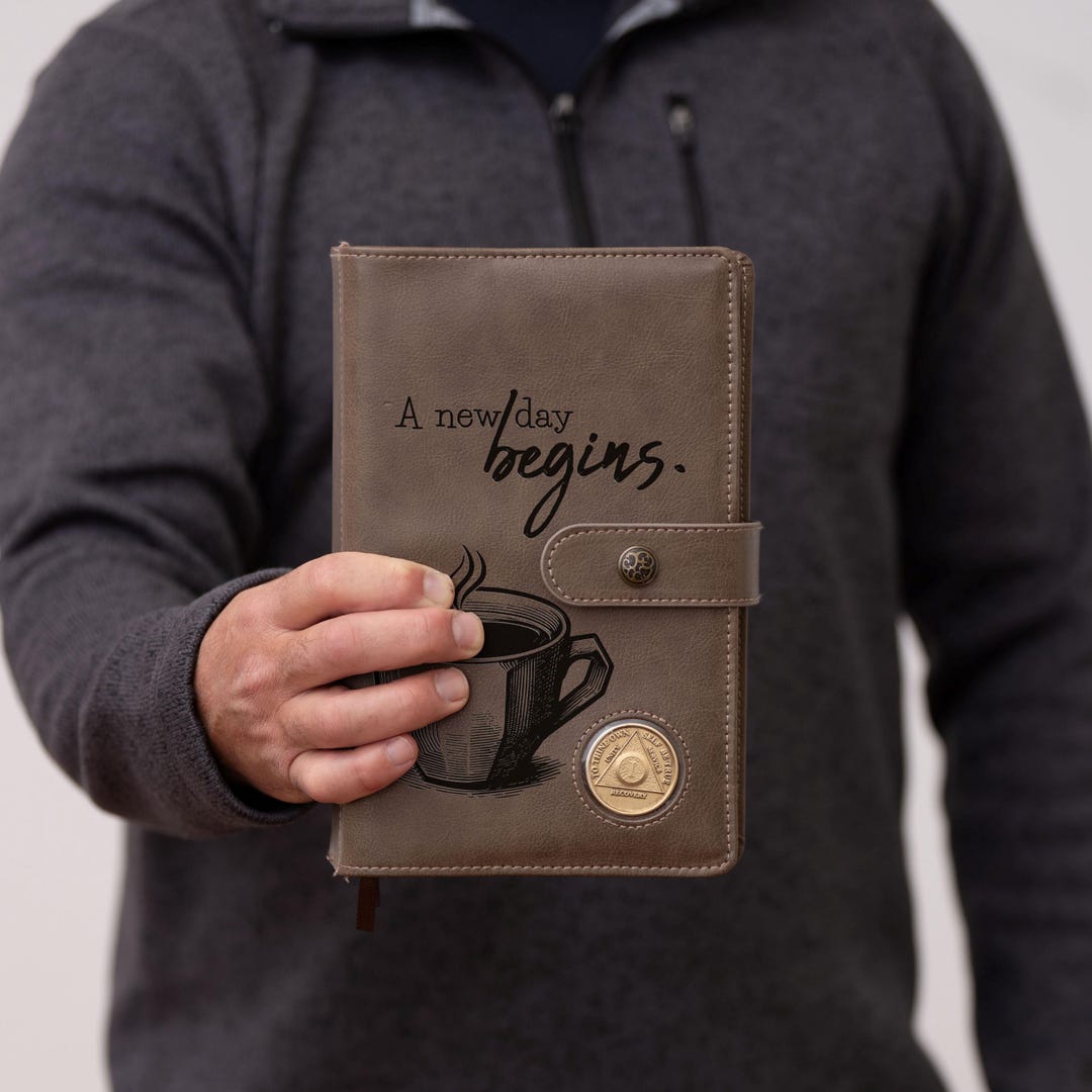 Custom Design AA Big Book & 12 Steps and 12 Traditions Book Set Cover ...
