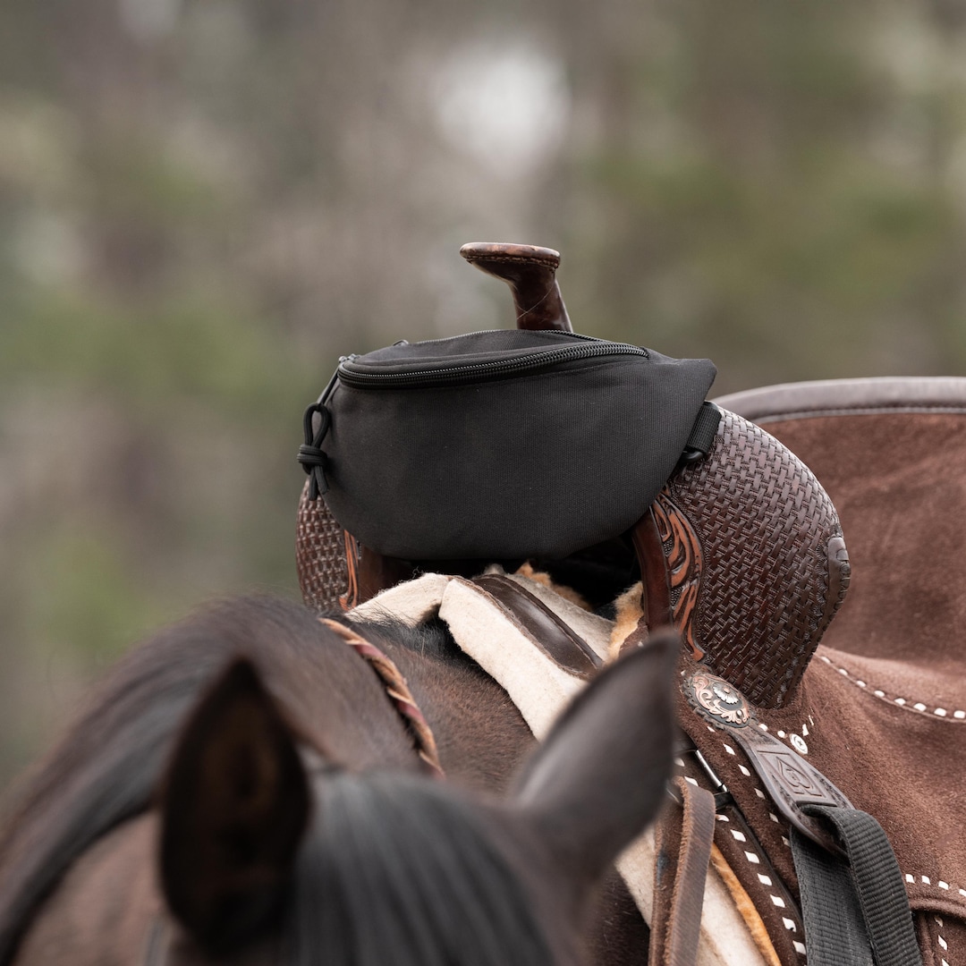Horse Saddle Bag, Black Pommel Bag Horse Saddle, Horse Tack, Horse ...