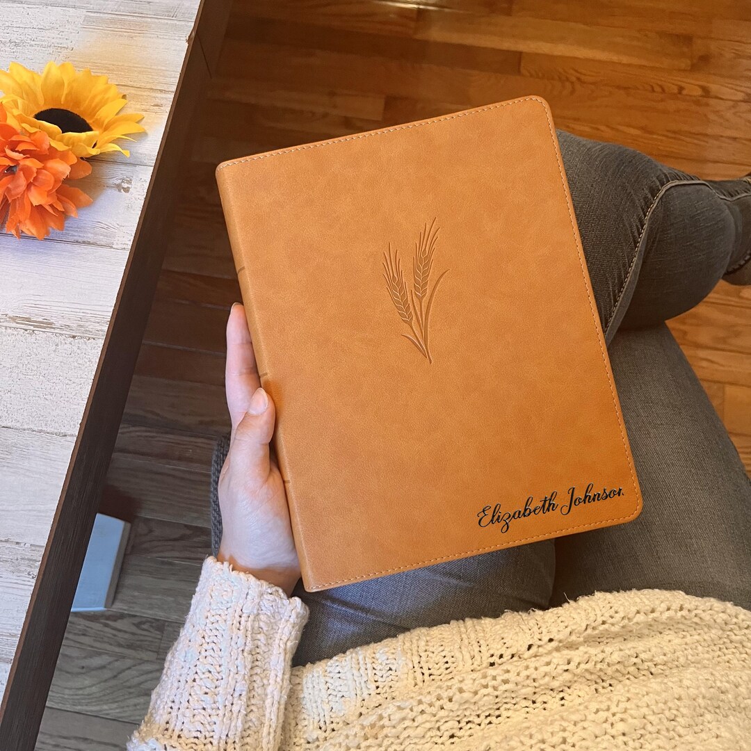 Personalized KJV Bible With Name Engraved, KJV Notetaking Large Print ...