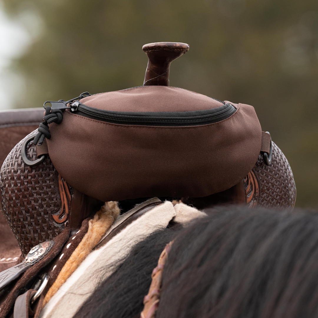Horse Saddle Brown Bag, Brown Pommel Bag Horse Saddle, Horse Tack ...