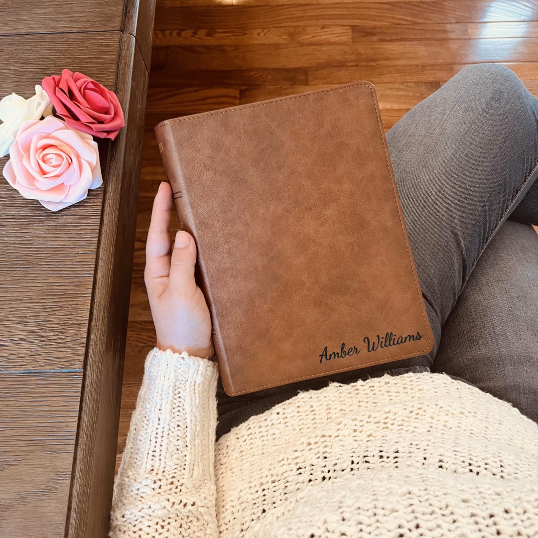 Personalized KJV Bible With Name Engraved, KJV Wide-margin Bible ...