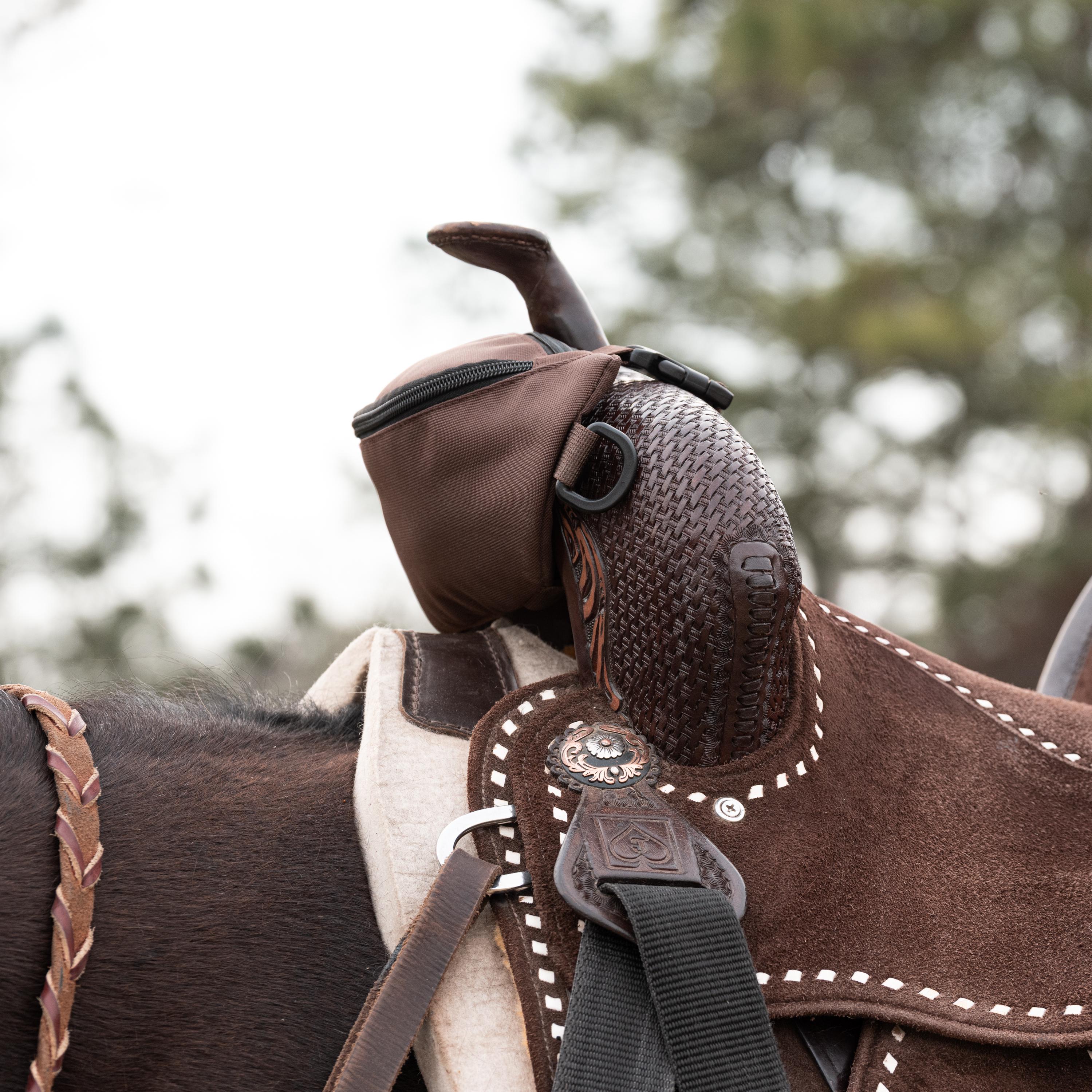 Horse Saddle Brown Bag, Brown Pommel Bag Horse Saddle, Horse Tack ...