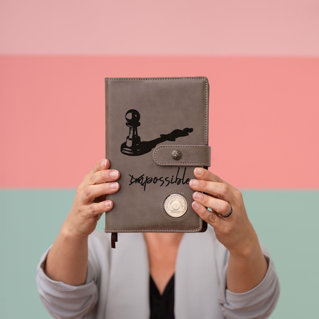 Personalized AA Big Book & 12 Steps and 12 Traditions Book Set Cover ...