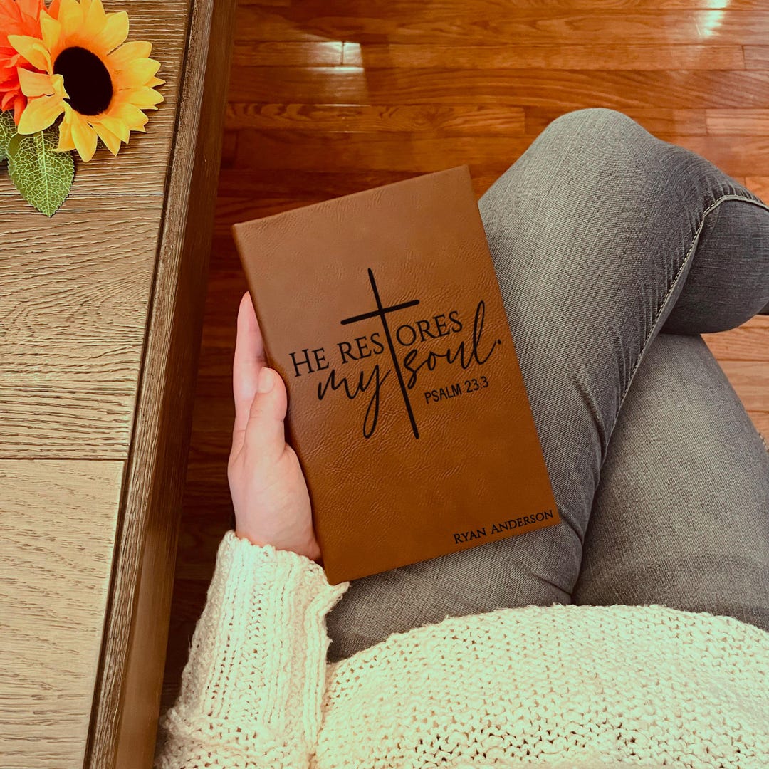 Personalized Christian Prayer Journal for Men & Women, Custom Engraved ...