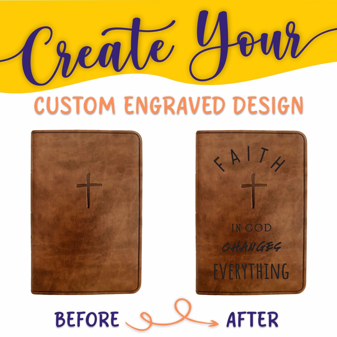 Personalized KJV Bible: Create Your Own Custom Engraved Design With a ...