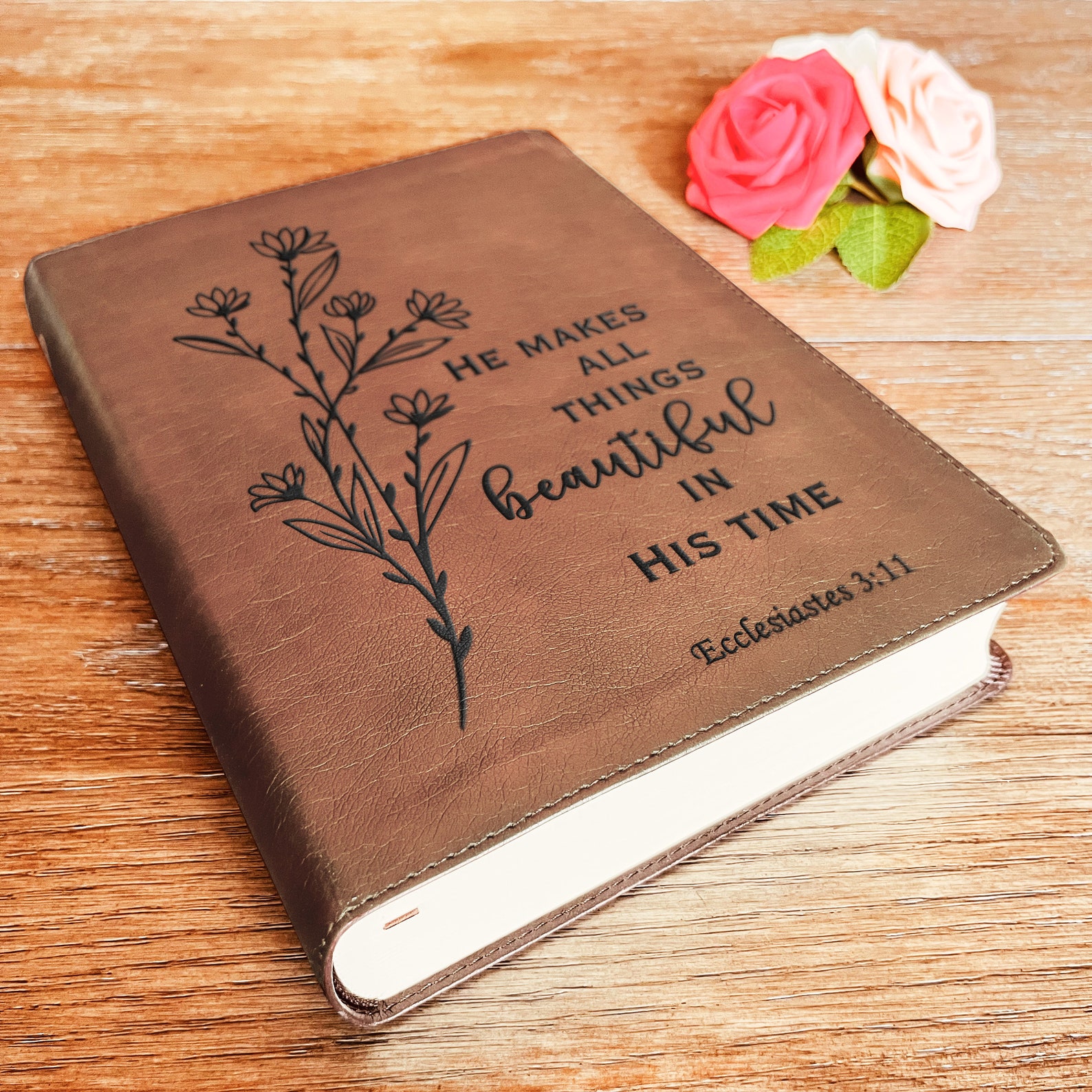 Custom ESV Bible, ESV Journaling Bible, Custom Engraved English ...