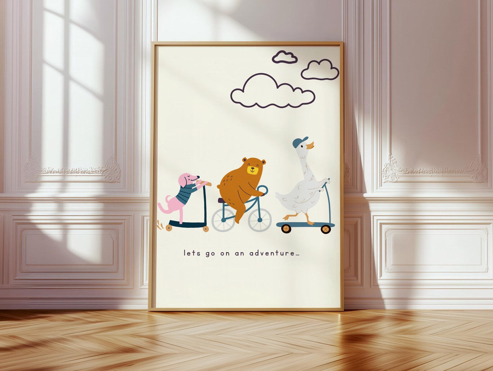 Jungle Animal Nursery Print: Adventure Wall Art (digital Download) - Etsy