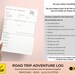 Family Road Trip Adventure Log and Memory Keepsake - Campervan ...