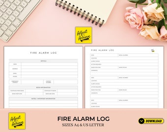 Fire Alarm Inspection Log - Etsy