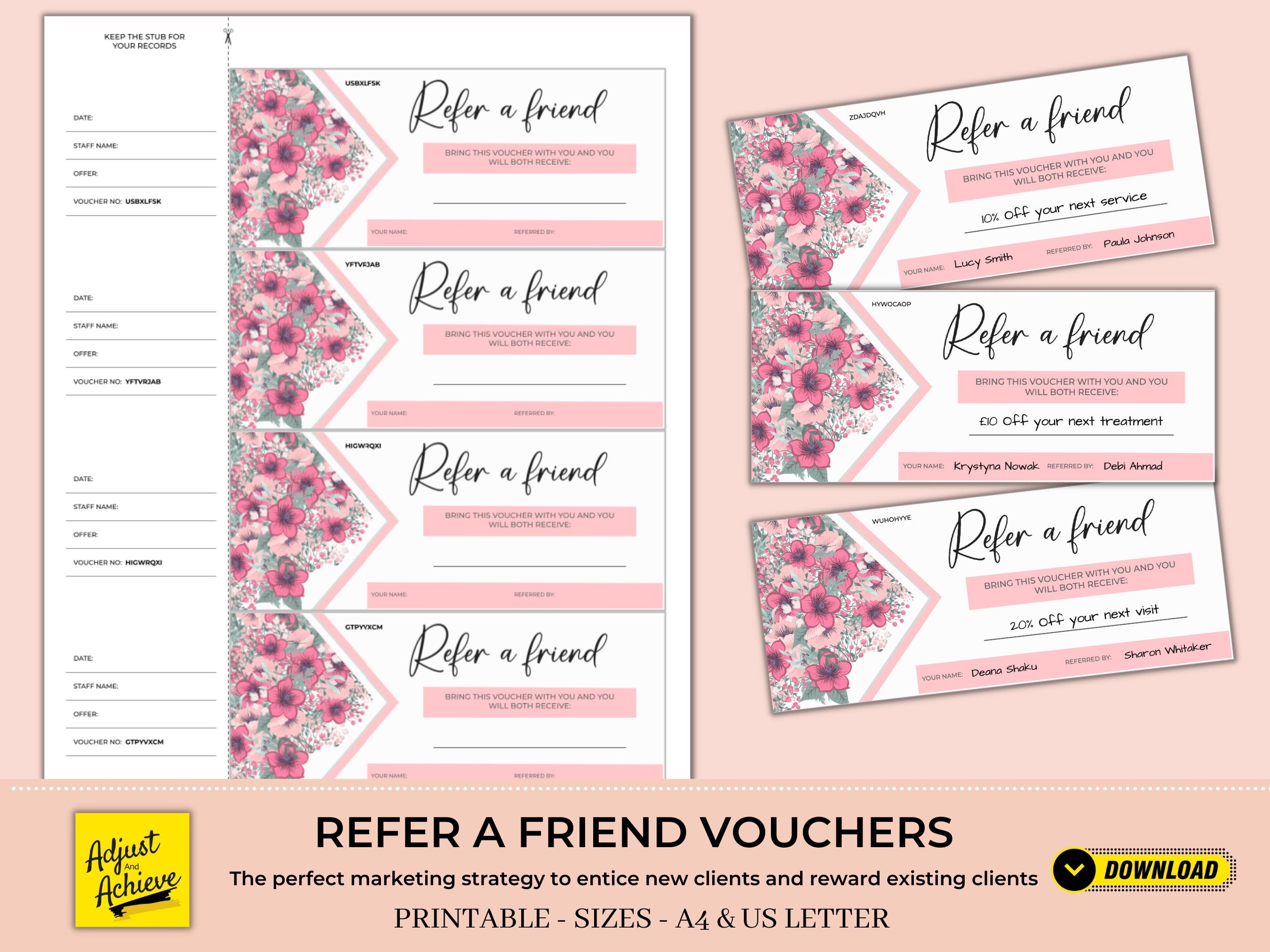 Refer a Friend Vouchers to Help Expand Your Beauty Business | Referral ...