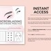 Microblading Hair Stroke Practice Sheets, Eyebrow Mapping, Microblading ...
