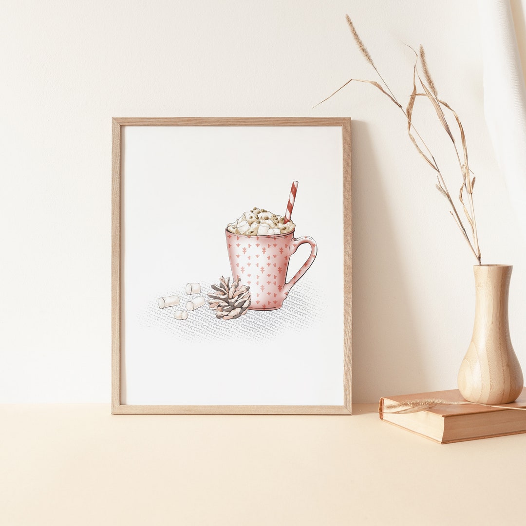 Christmas Watercolor Print, Christmas Art, Christmas Wall Decor ...