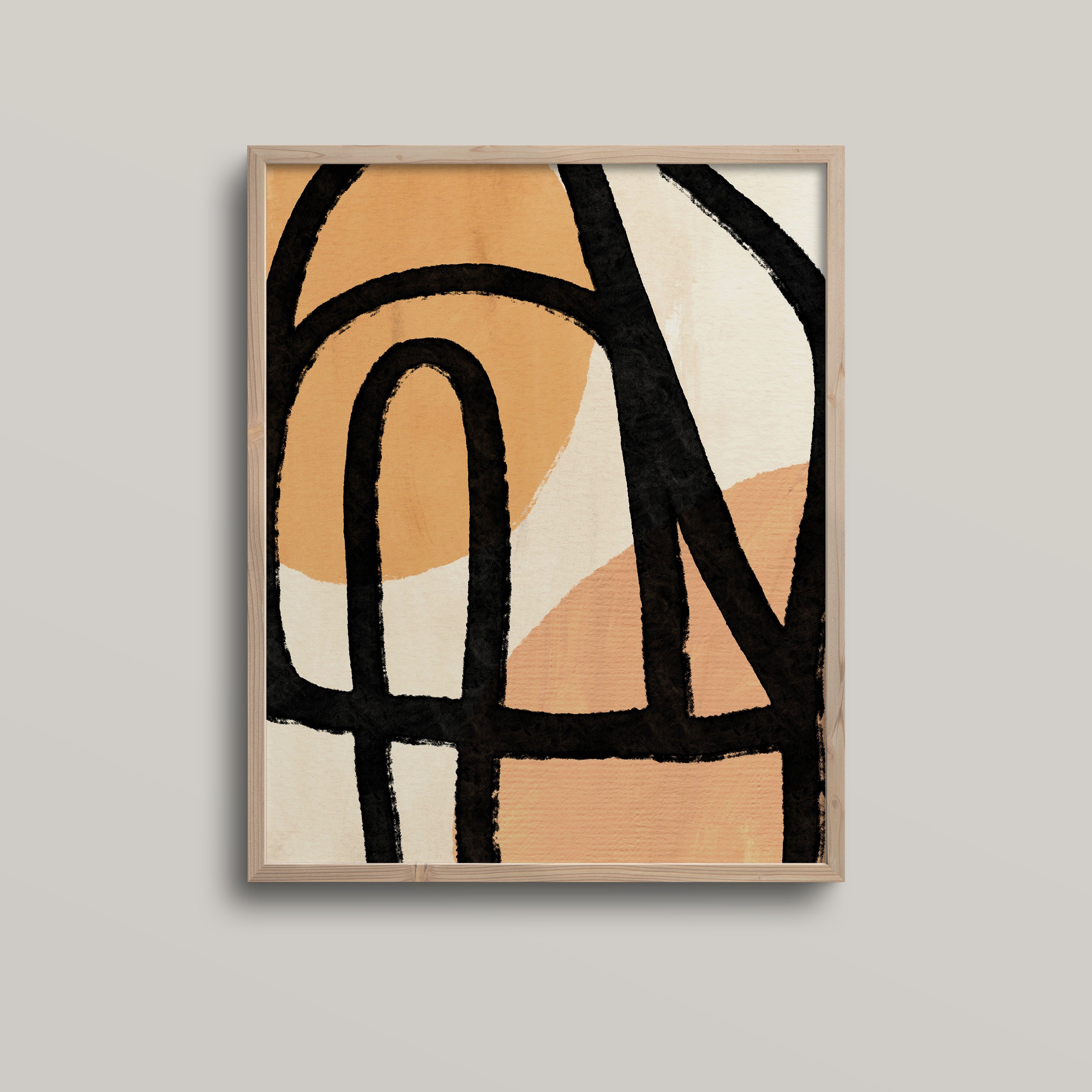 Abstract Set of 5 Prints Abstract Art Line Drawing Art | Etsy