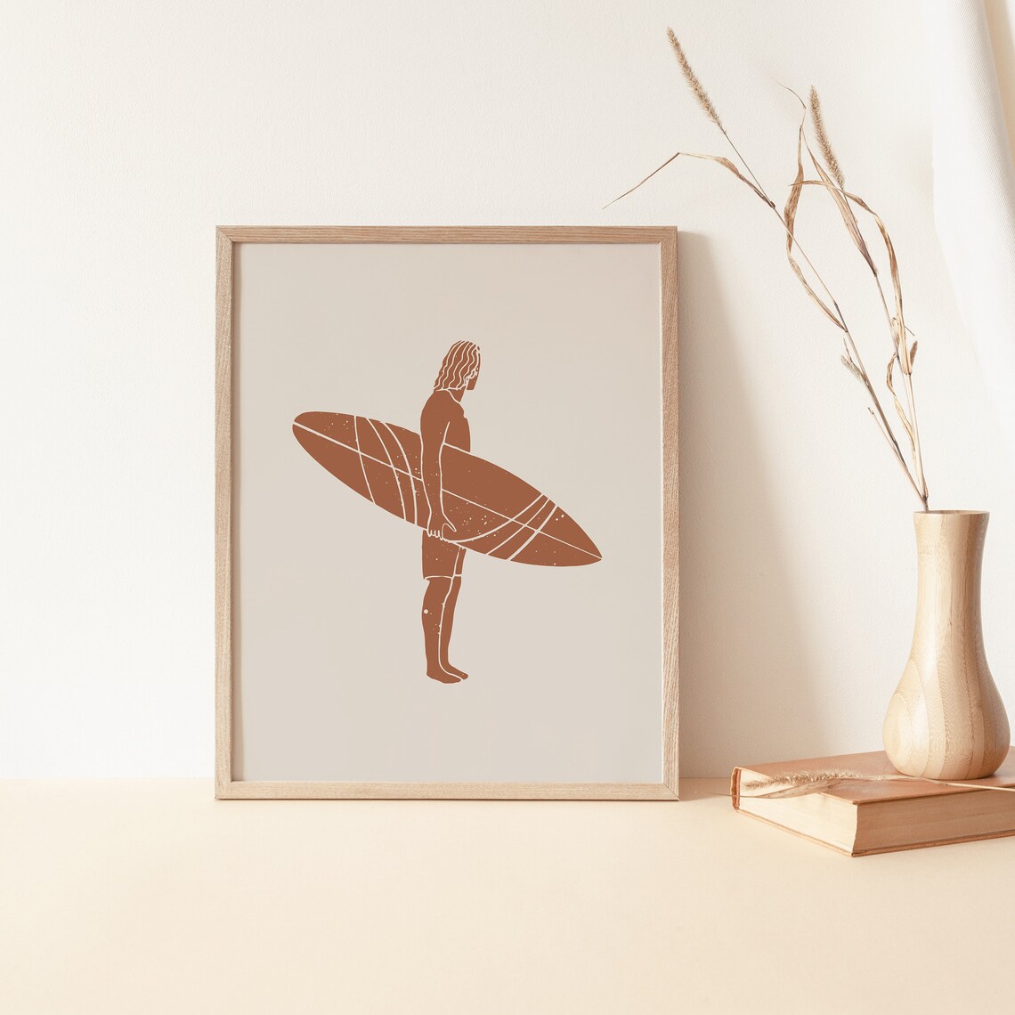 Surfer Print Surf Print Surfer Decor Surfboard Art Surfer - Etsy