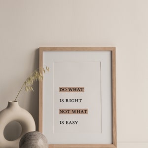 Do What is Print, Beige Prints, Boho Prints, Digital Download, Modern ...