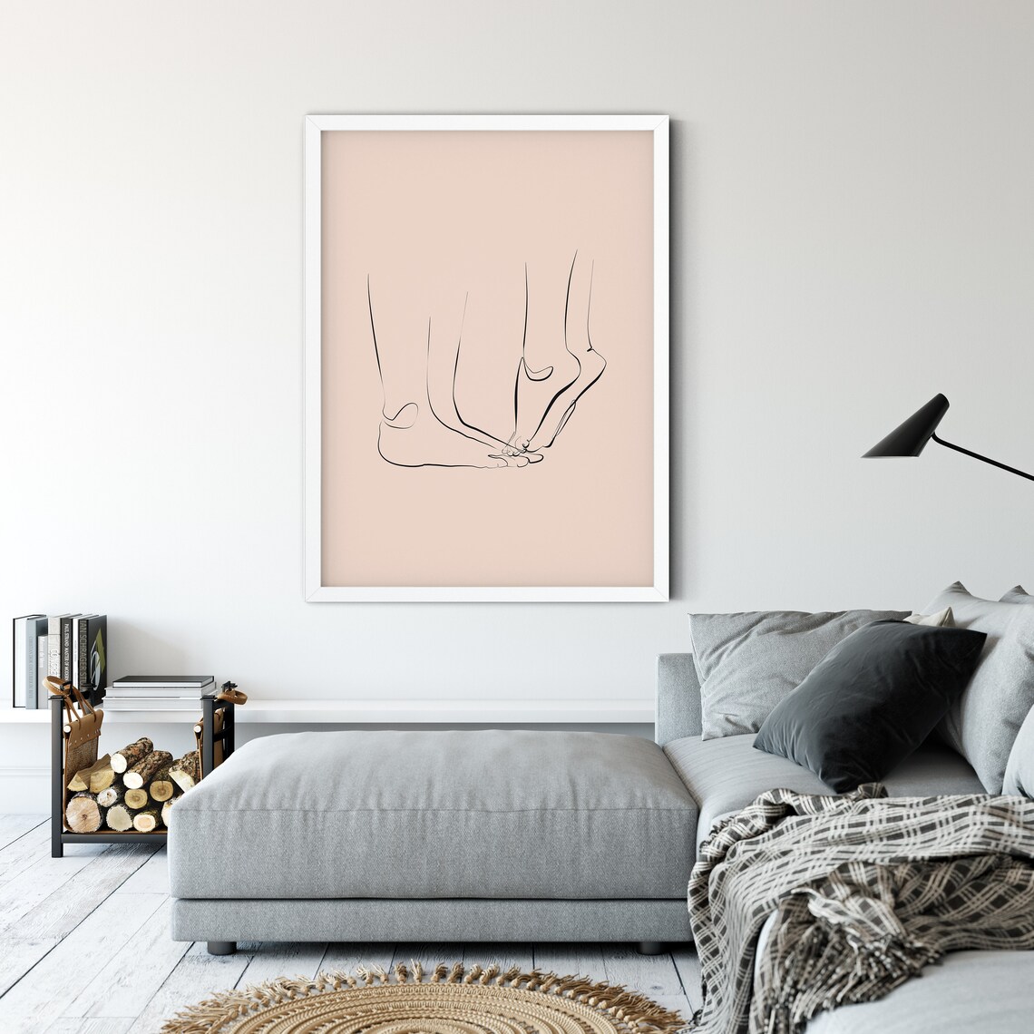 Fine Line Couple Print Love Print Romantic Abstract Art - Etsy