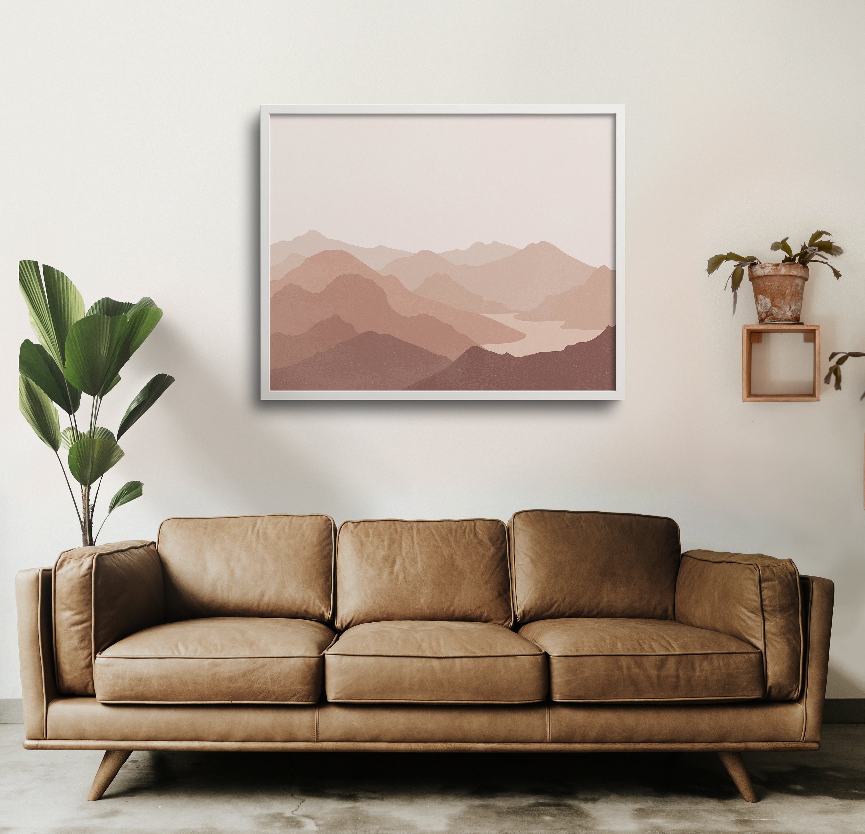 Minimalist Landscape Art Print Abstract Landscape Wall Art | Etsy