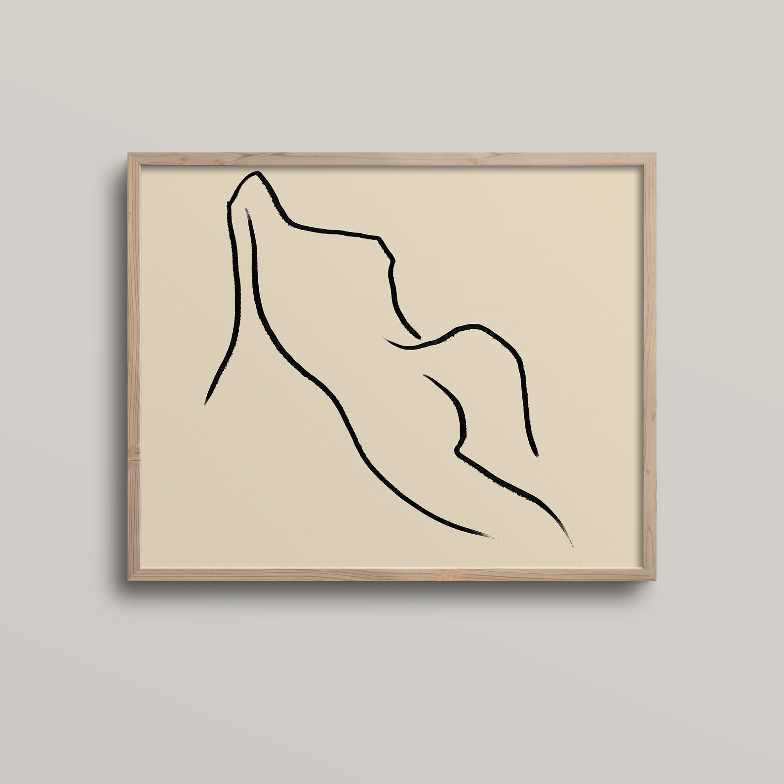 Abstract Set of 5 Prints Abstract Art Line Drawing Art | Etsy