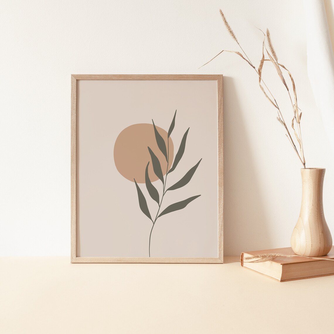 Abstract Botanical Print Printable Wall Art Floral - Etsy