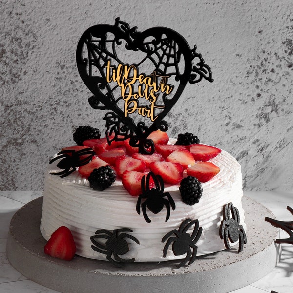 Goth Cake Topper - Etsy