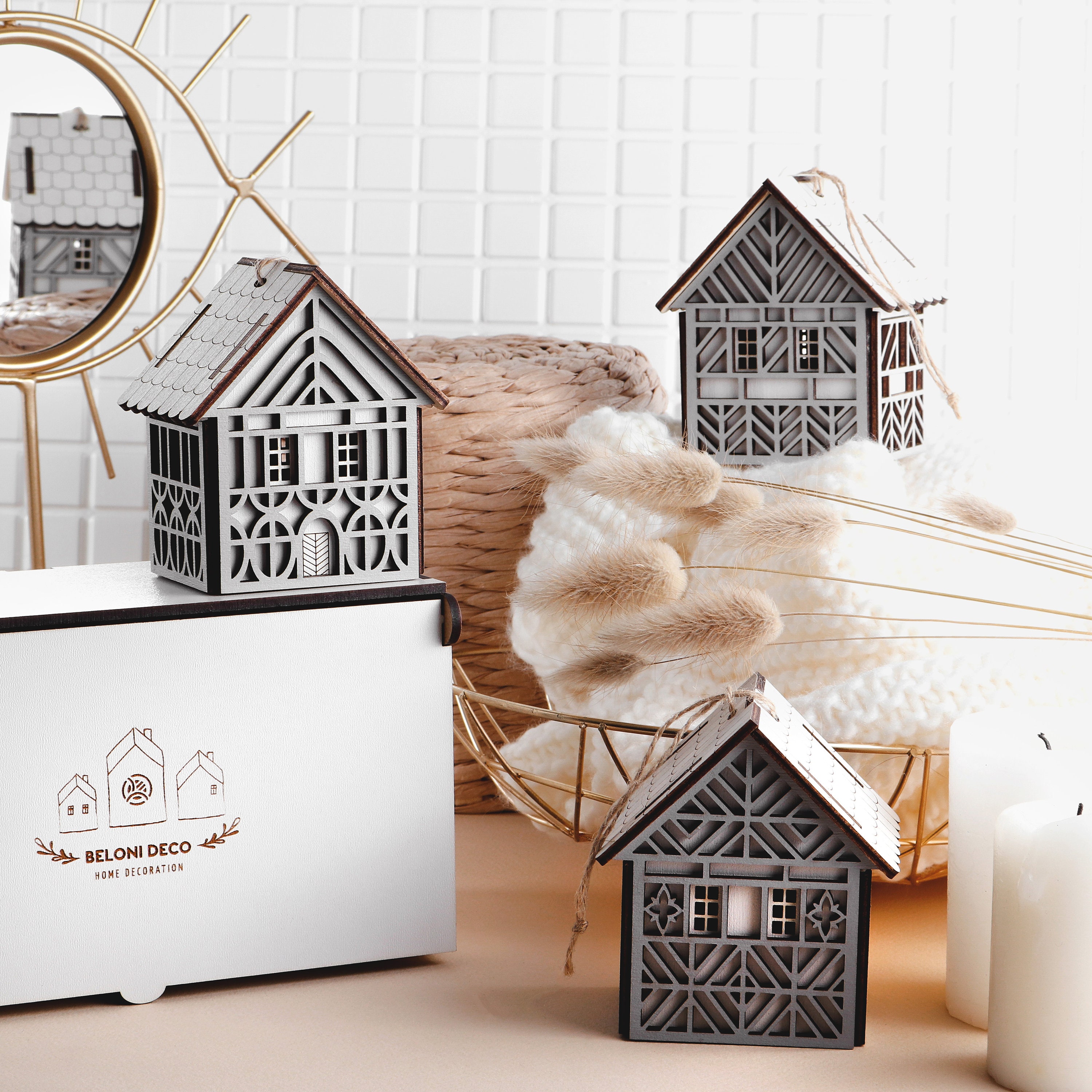 Carved House Svg Tiny House Ornaments Svg Cricut Svg - Etsy