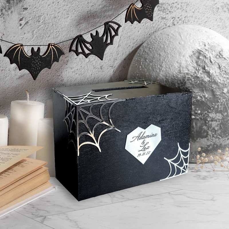 Black Card Box - Etsy