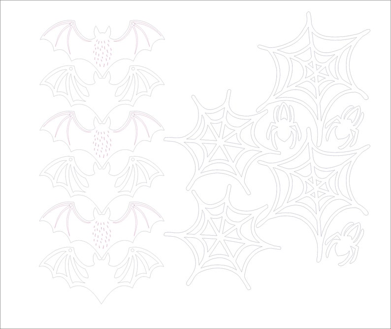Bats Svg Spider Web Svg Halloween Svg Spiderweb Halloween - Etsy