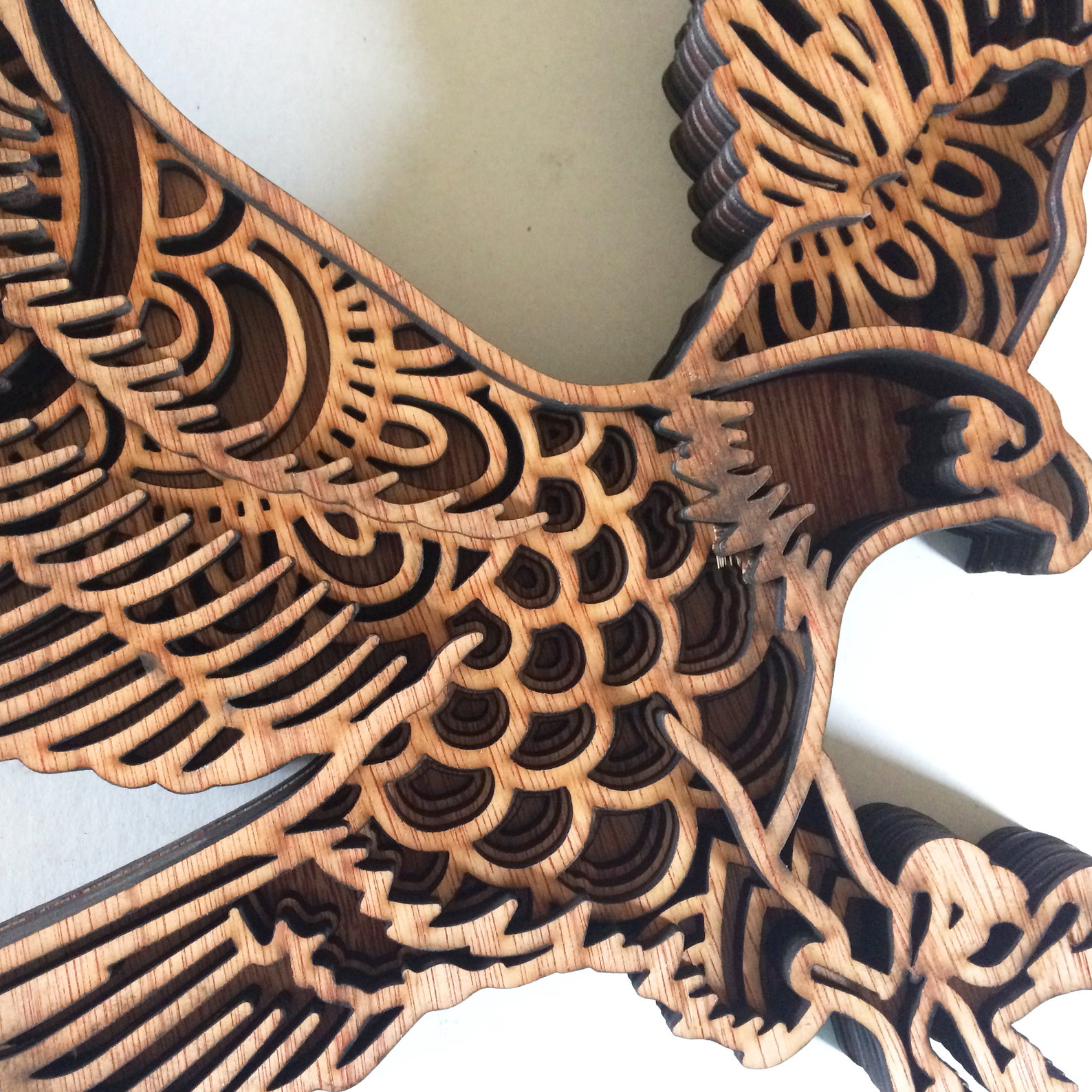 Eagle Model Multi Layer Mandala Laser Cut File, Commercial Use, Wall ...