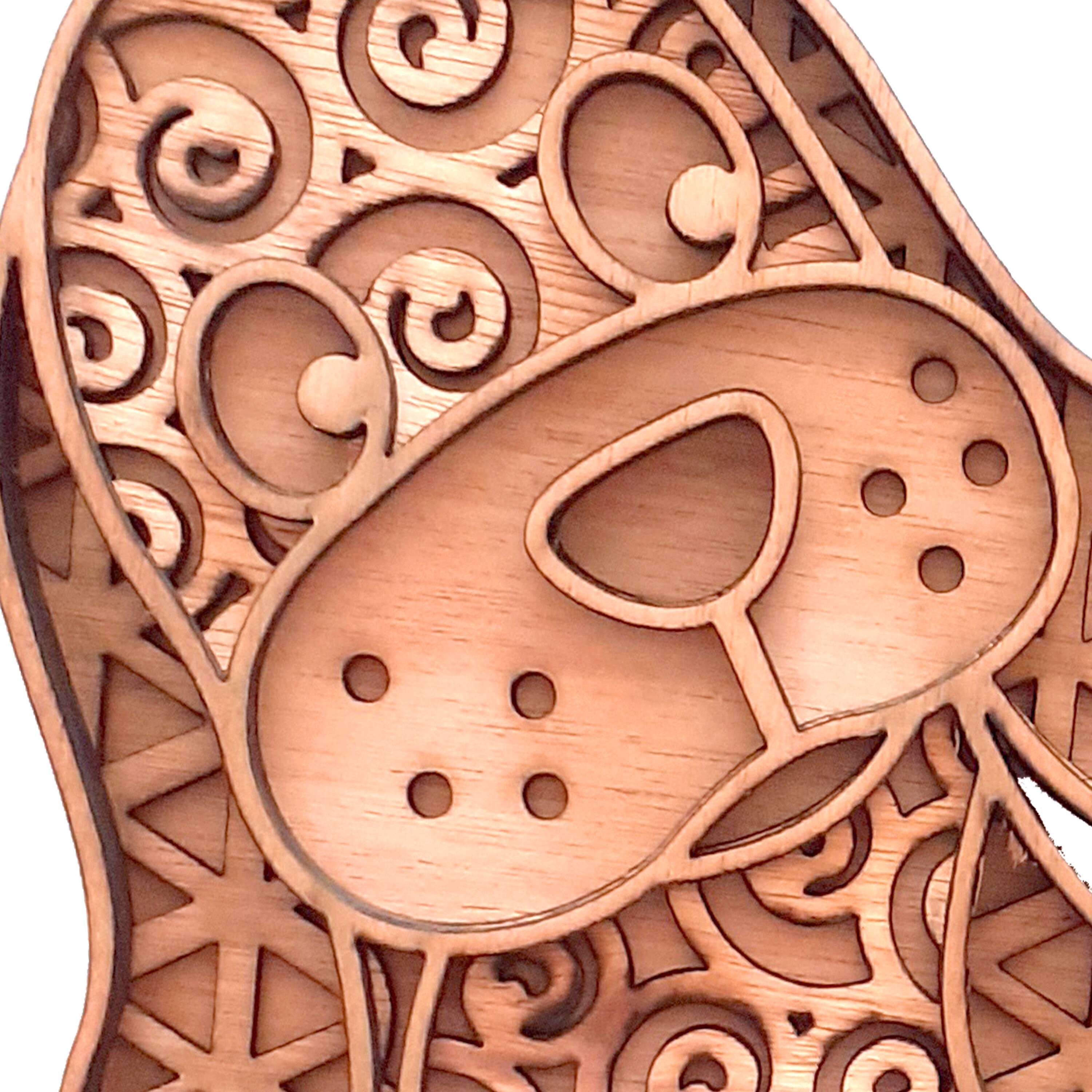 Dog Puppy Layered Cute Baby Dog Multi Layer Mandala Model Laser Cut ...