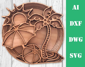 Beach Mandala Svg - Etsy