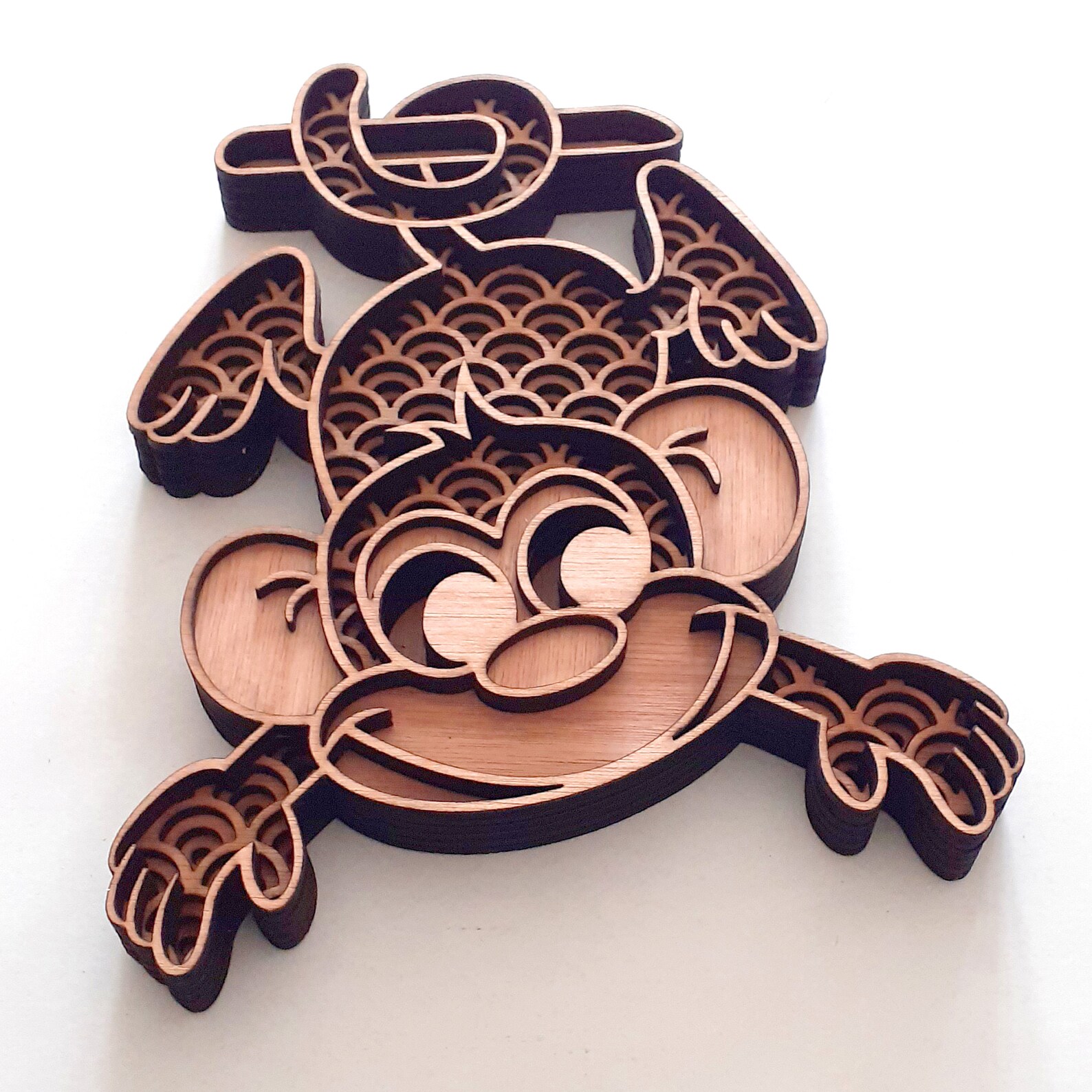 Monkey Layered 3D Model Multi Layer Mandala Laser Cut File Commercial ...