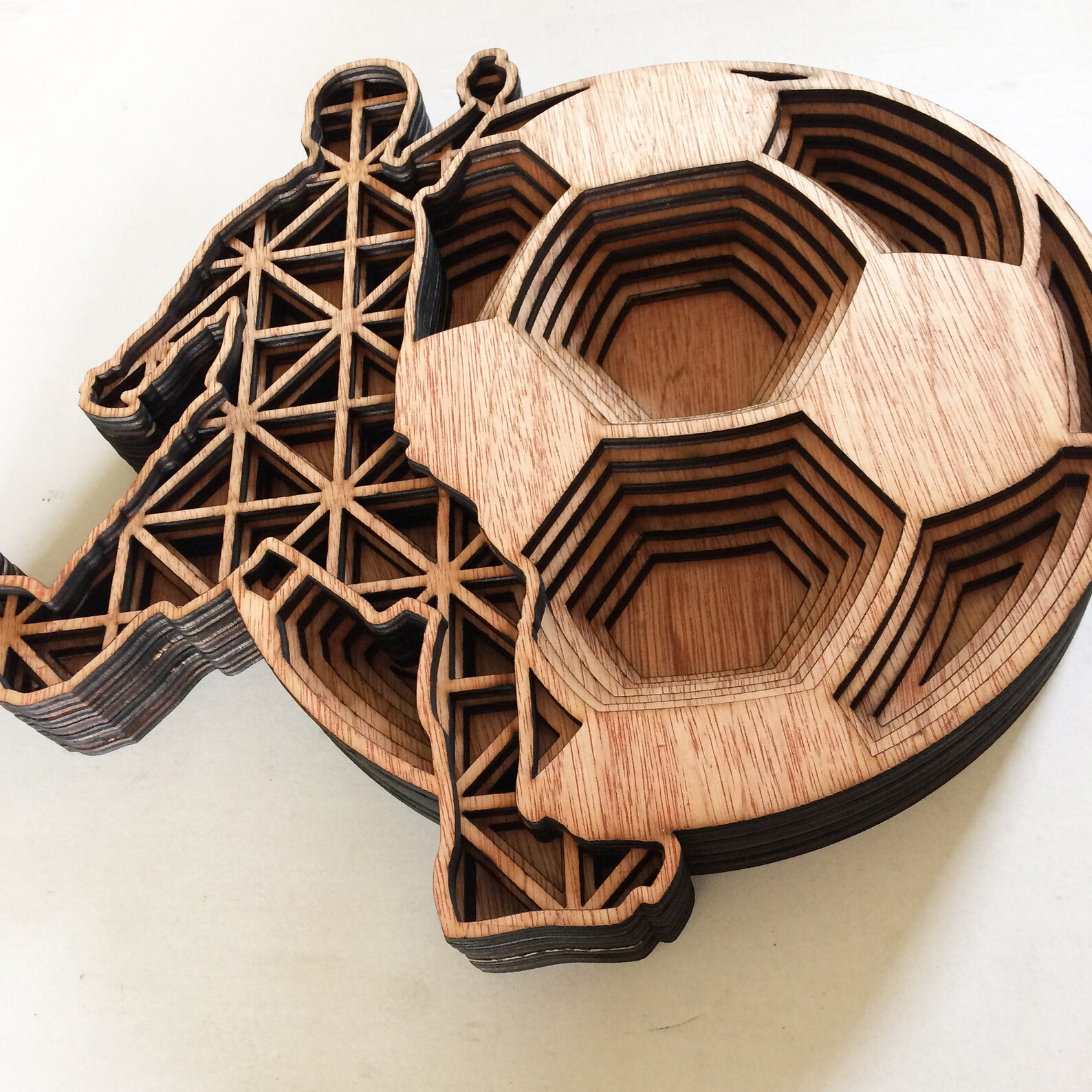 Soccer Player Multi Layer Mandala Sport Model Laser Cut File ...