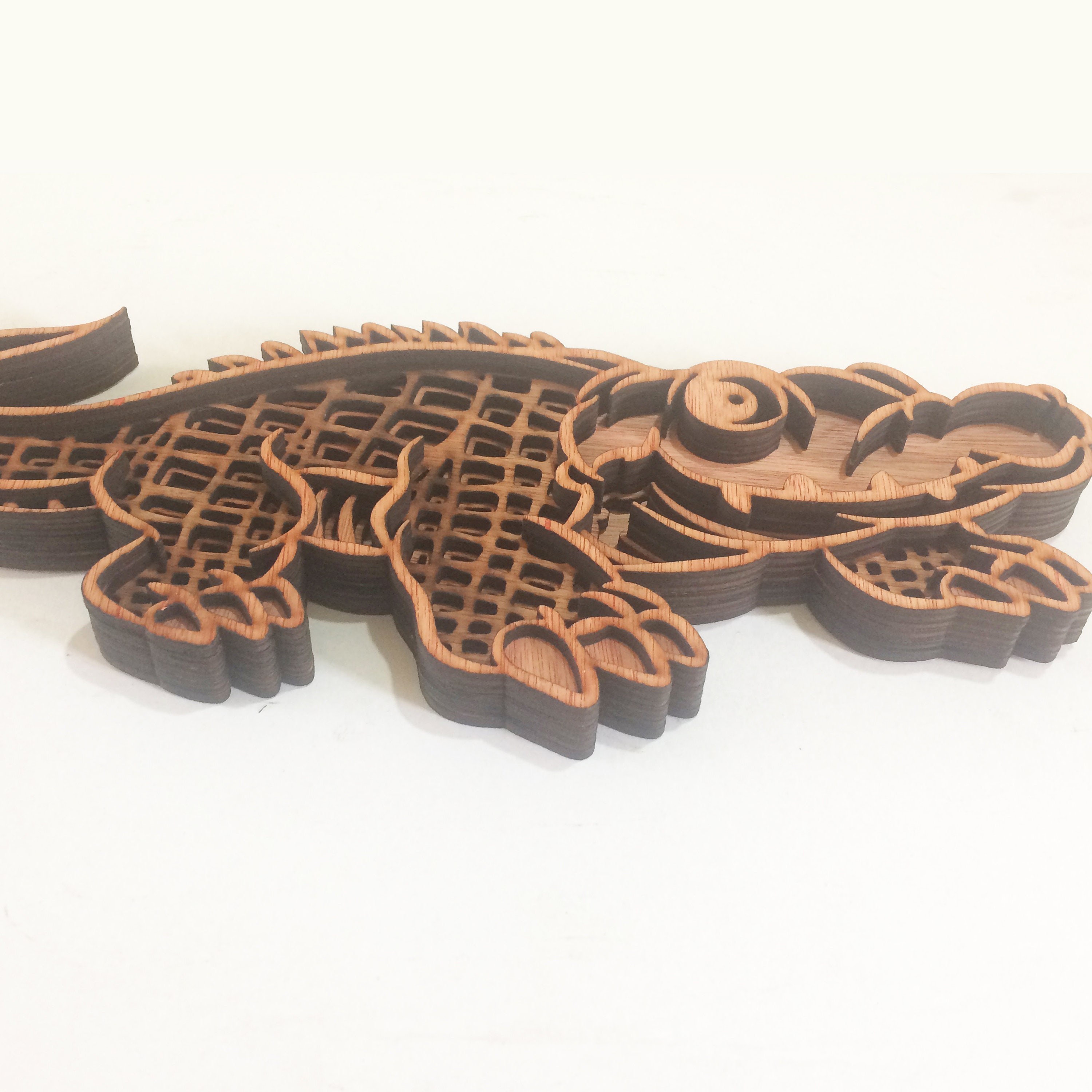 Alligator see you later multi layer mandala laser cut file | Etsy