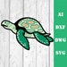 Layered Sea Turtle Multi Layer Mandala 3d Ocean Model Laser Cut Files ...