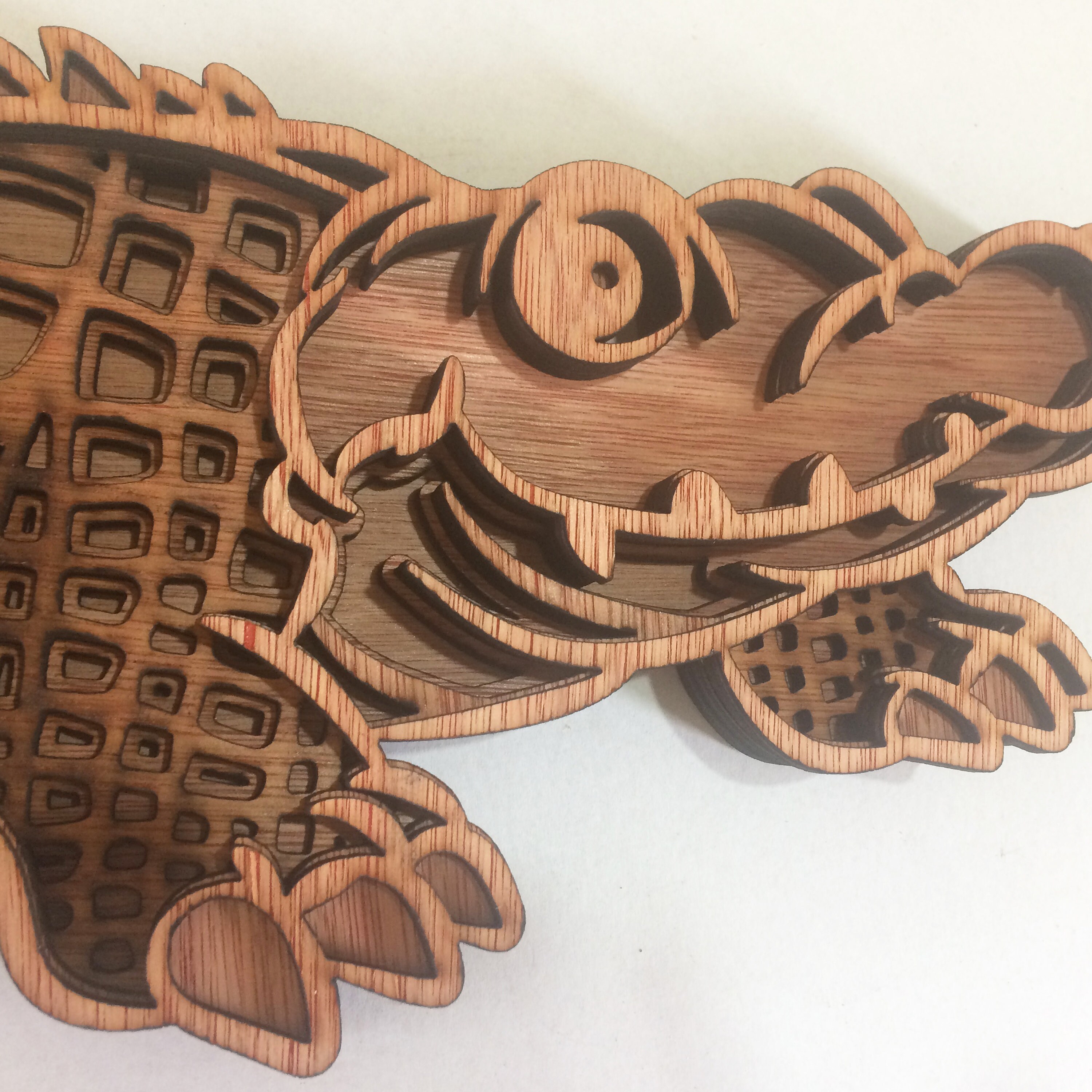 Alligator See You Later Multi Layer Mandala Laser Cut File - Etsy