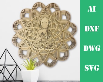 Laser Cut Buddha - Etsy