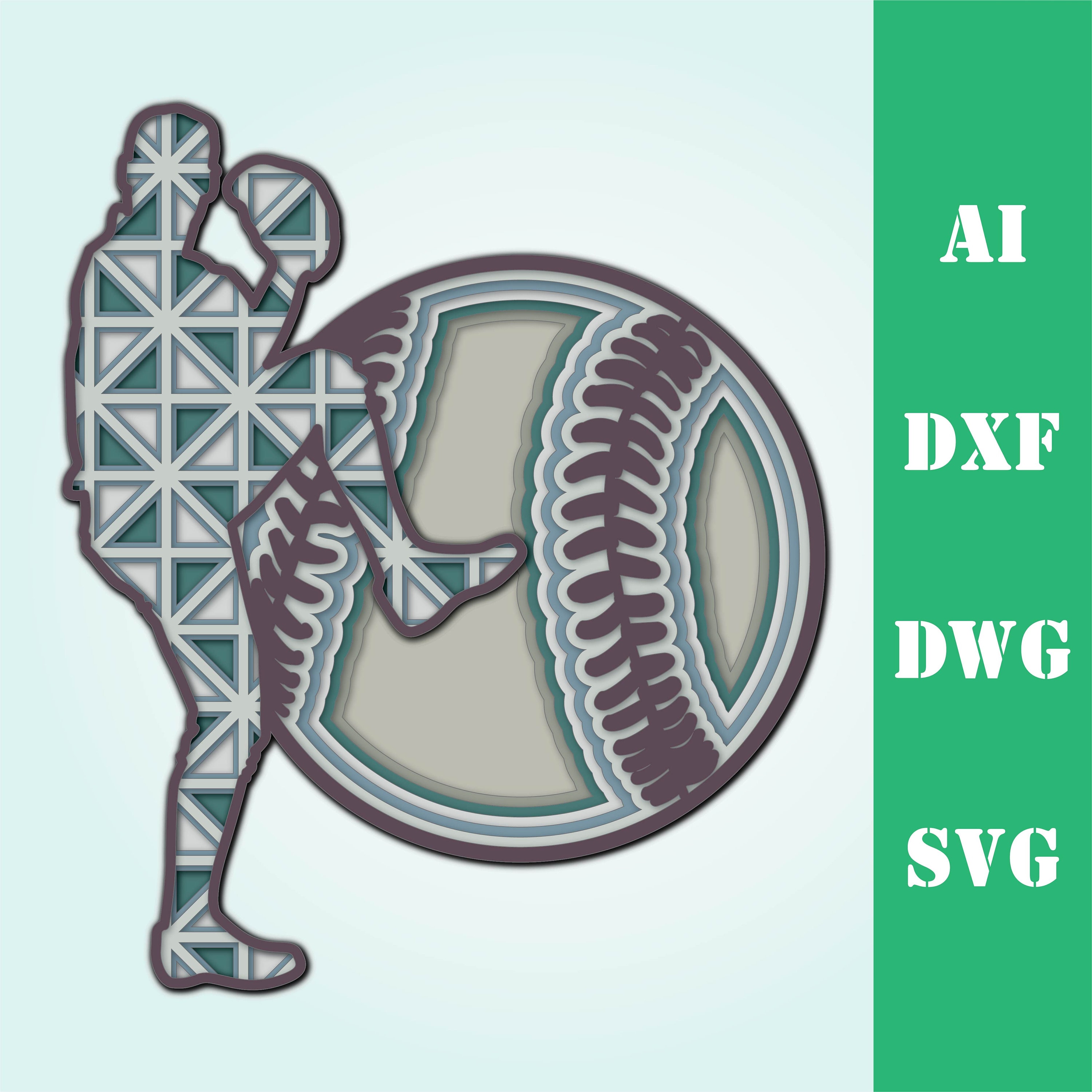 Bundle of Sports Mandala Laser Cut File Sport Vector Wood - Etsy