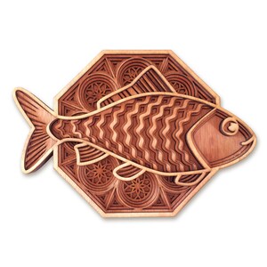 Fish Multi Layer Mandala Model Laser Cut File, Commercial Use, Wall Art ...