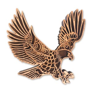 Eagle Model Multi Layer Mandala Laser Cut File, Commercial Use, Wall ...