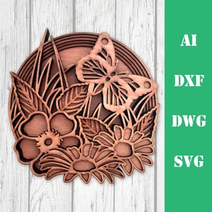 Bundle Seasons Summer Winter Fall Spring Multi Layer Mandala Laser Cut ...