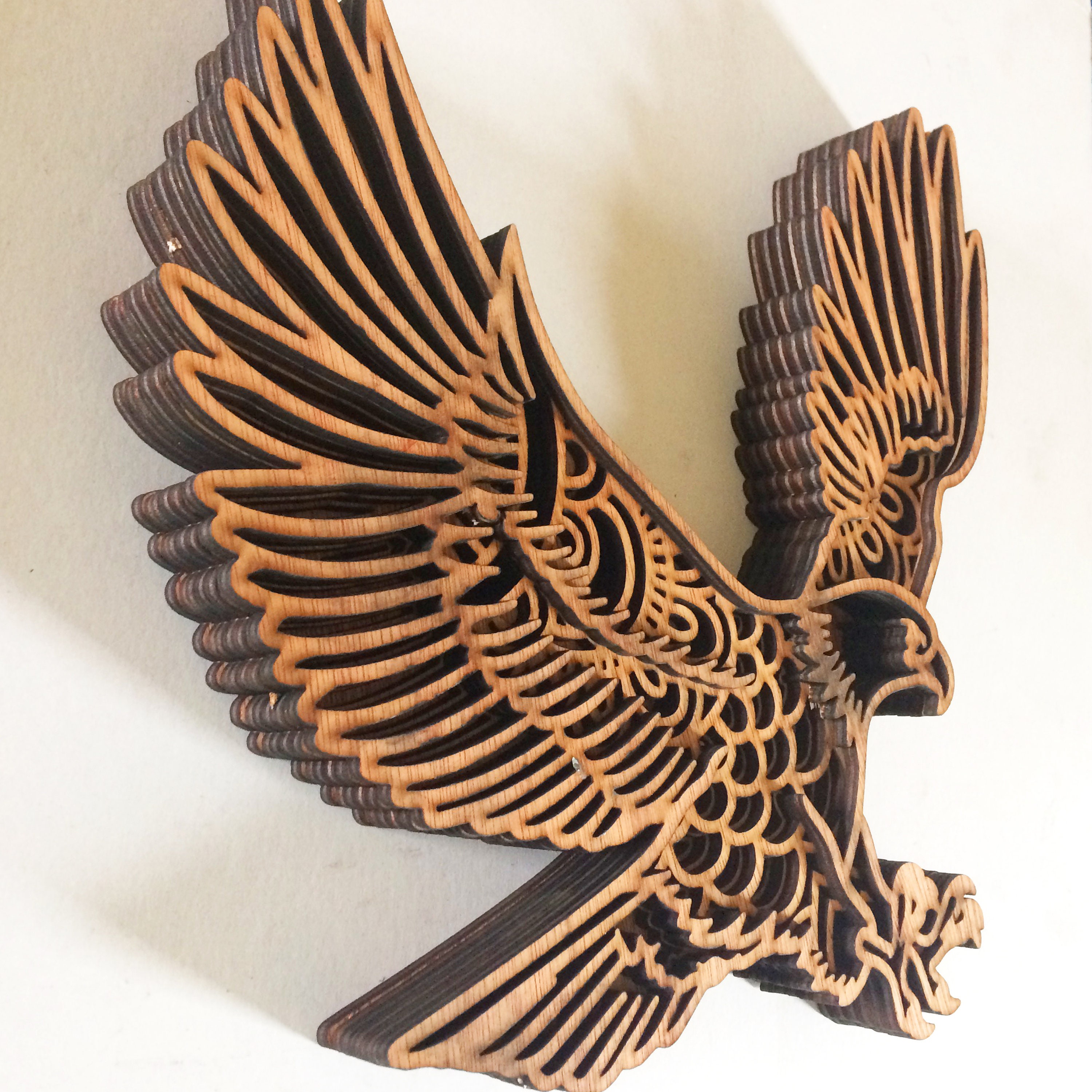 Eagle Model Multi Layer Mandala Laser Cut File, Commercial Use, Wall ...
