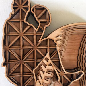 Baseball Player Multi Layer Mandala Sport Model Laser Cut File ...