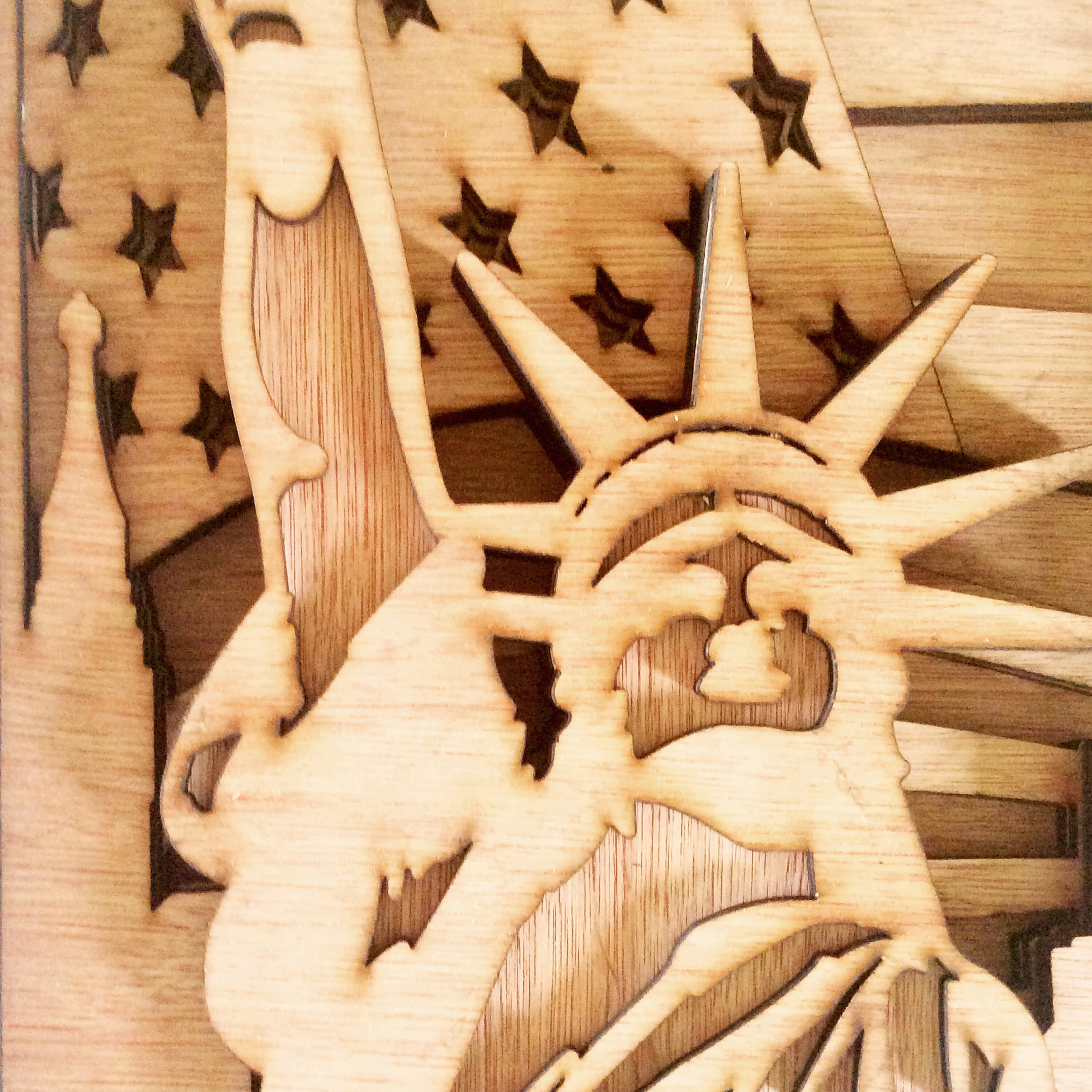 4th of July Statue of Liberty Multi Layer Mandala Laser Cut File ...