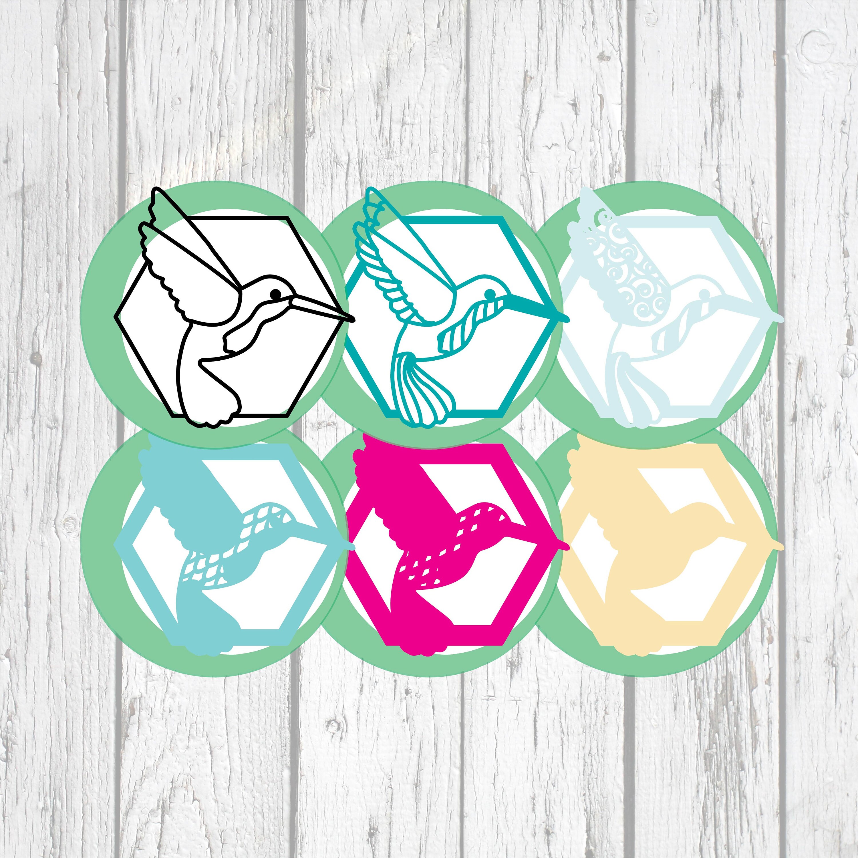 Colibrí en capas modelo 3D multicapa mandala archivo de corte - Etsy México