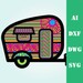 Camper Caravan Multi Layer Mandala Model Laser Cut File, Commercial Use ...