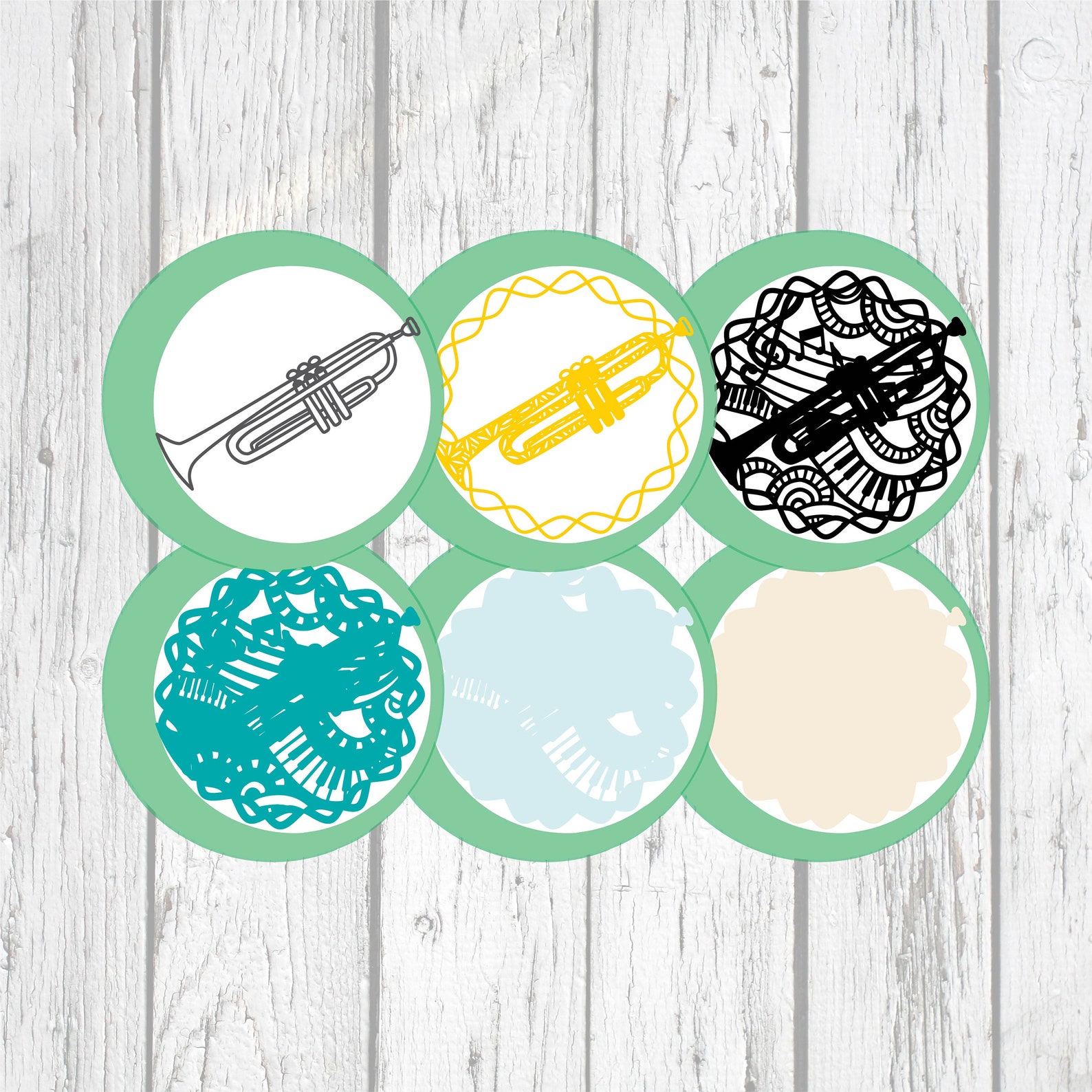 Trumpet Music Instrument Layered Laser Cut File Multi Layer - Etsy