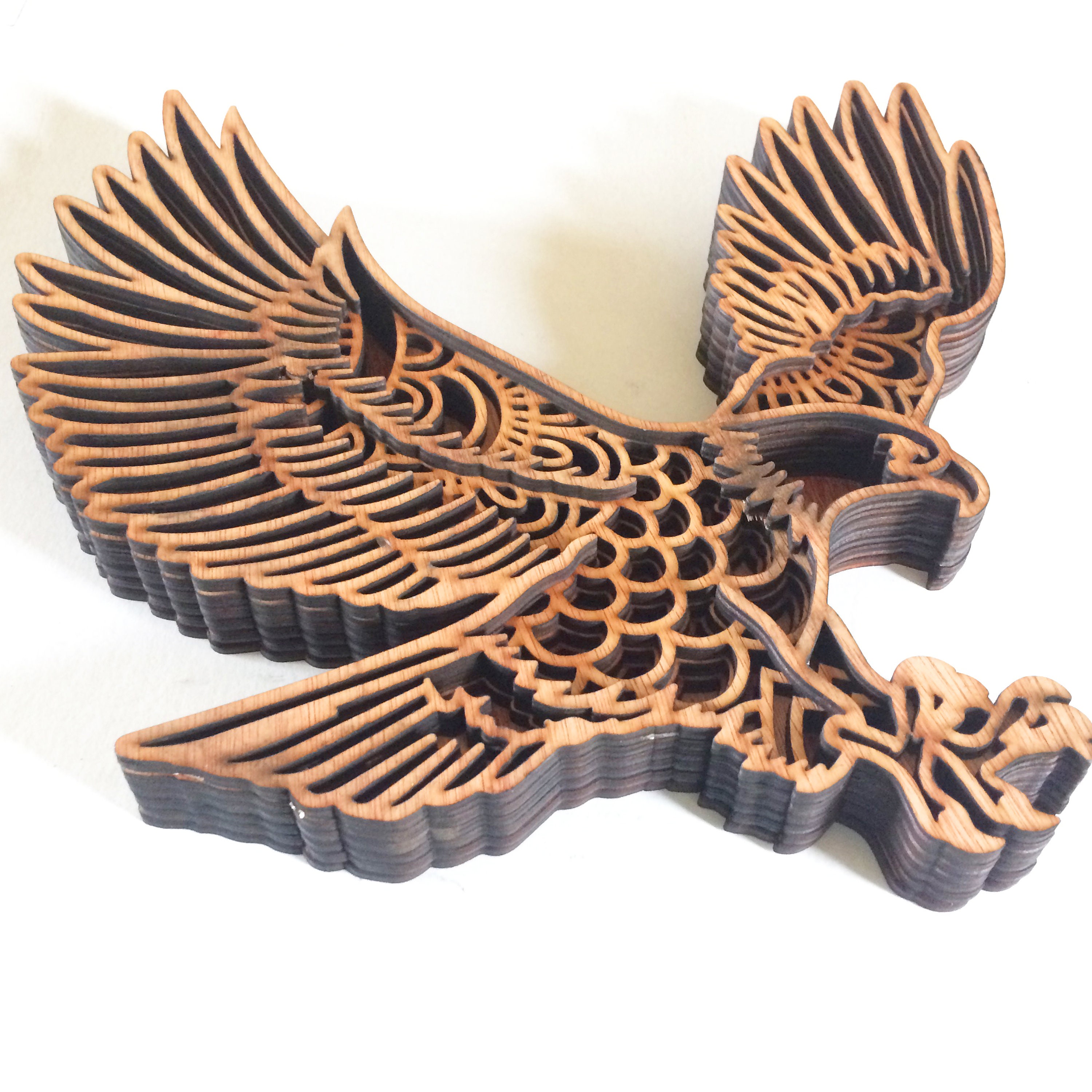 Eagle Model Multi Layer Mandala Laser Cut File, Commercial Use, Wall ...