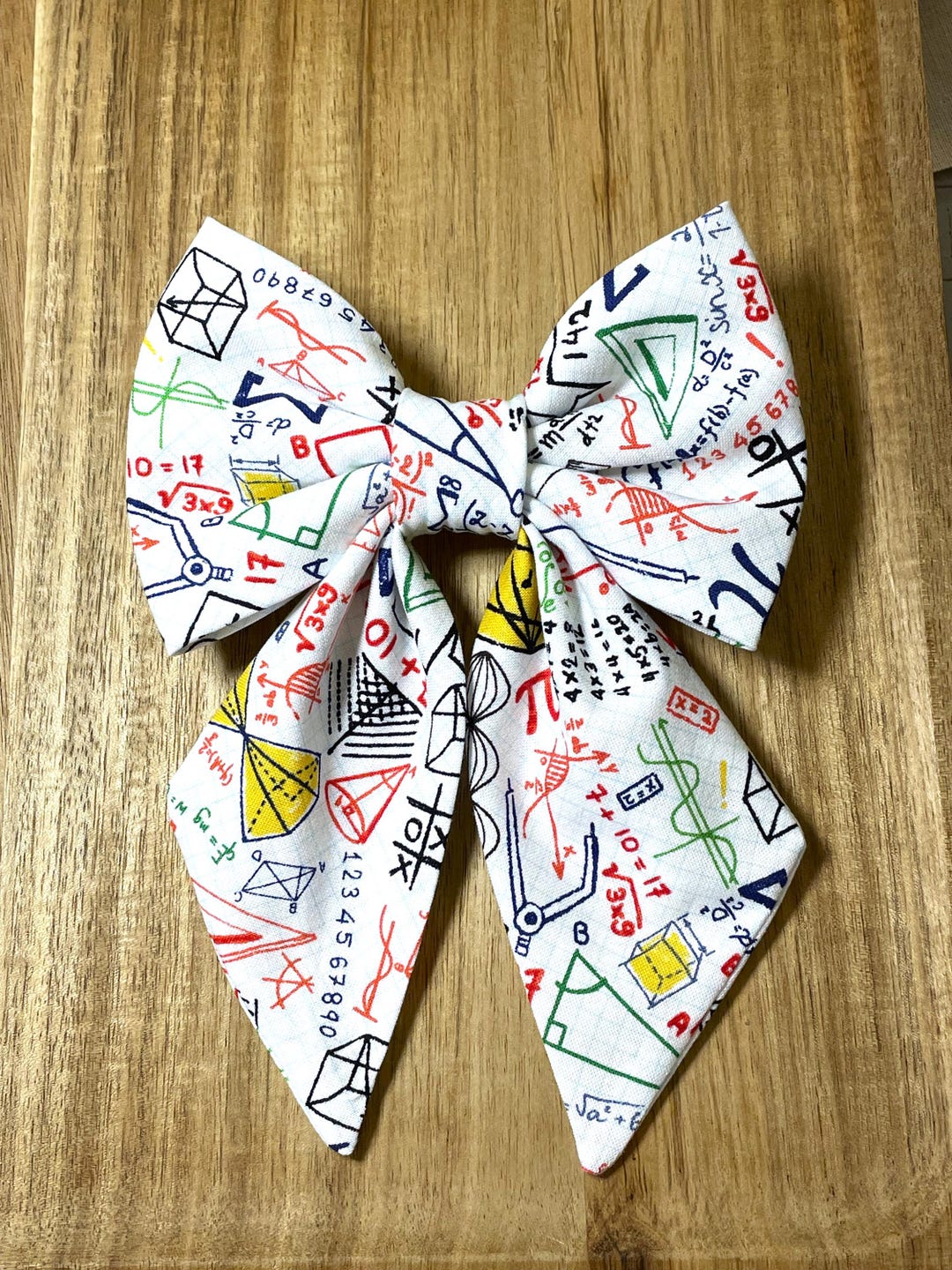 Math Equations Dog Bow-back to School Dog Bow-fun Dog Bow-math Teacher ...